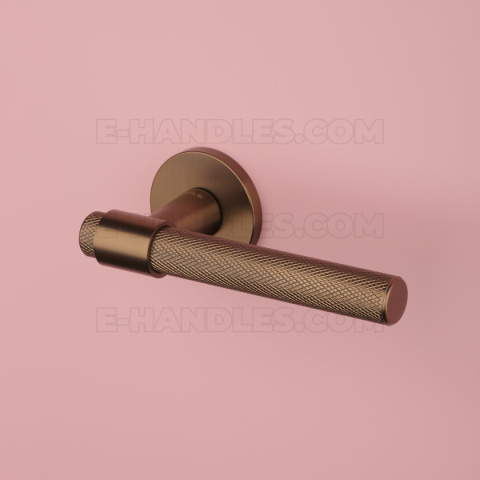 Klamka GOYA Rozeta R slim 7 mm LIGHT BROWN - jasny brązowy > STILE ...